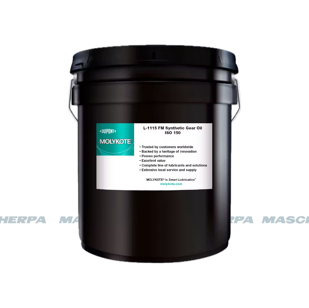 MOLYKOTE® L-1115FM Synthetic Gear Oil - ISO 150 | Mascherpa s.p.a